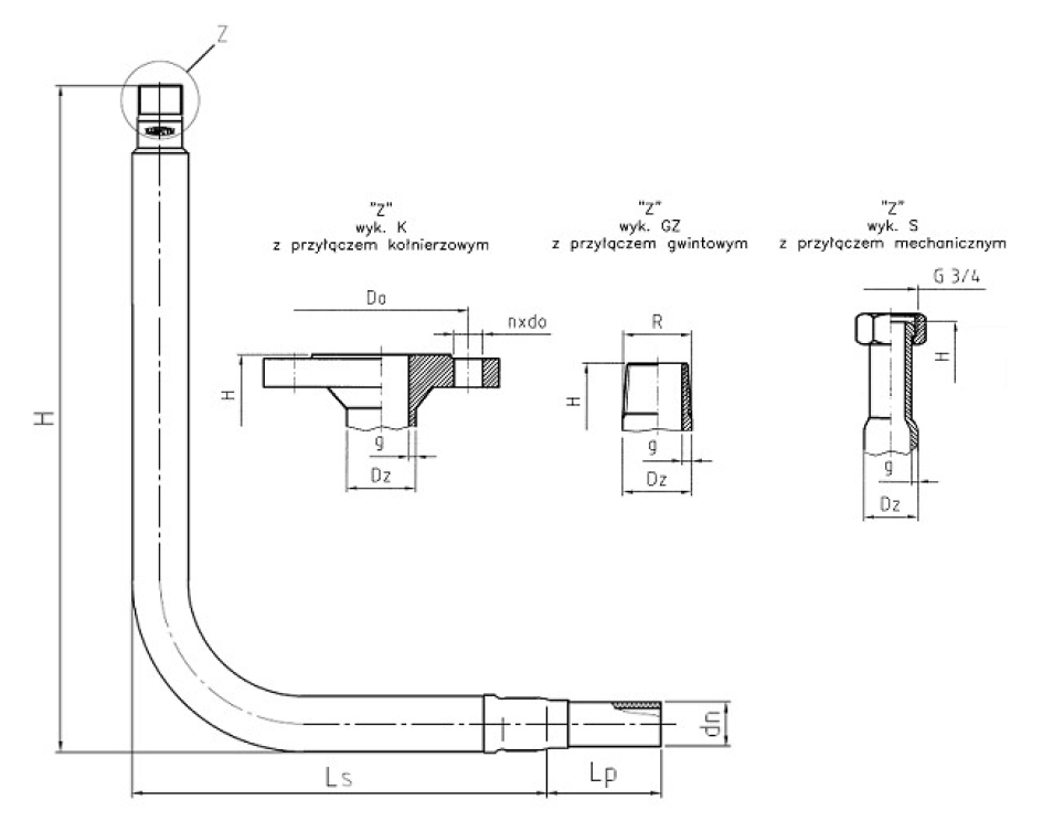 Gas Risers - RADIATYM - monobloki, kompensatory, połączenia PE-Stal